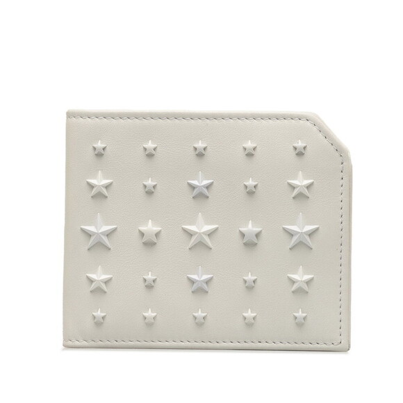 Jimmy Choo | Bags | Authentic Jimmy Choo Star Studded Leather Bifold ...